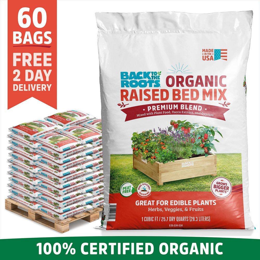 Reviews for Back to the Roots Organic Bulk Raised Bed Soil (30 1 cu. ft ...