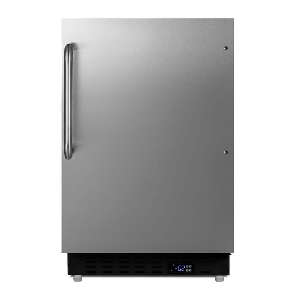 Summit Appliance 2.68 cu. ft. Manual Defrost Mini Upright Freezer in ...