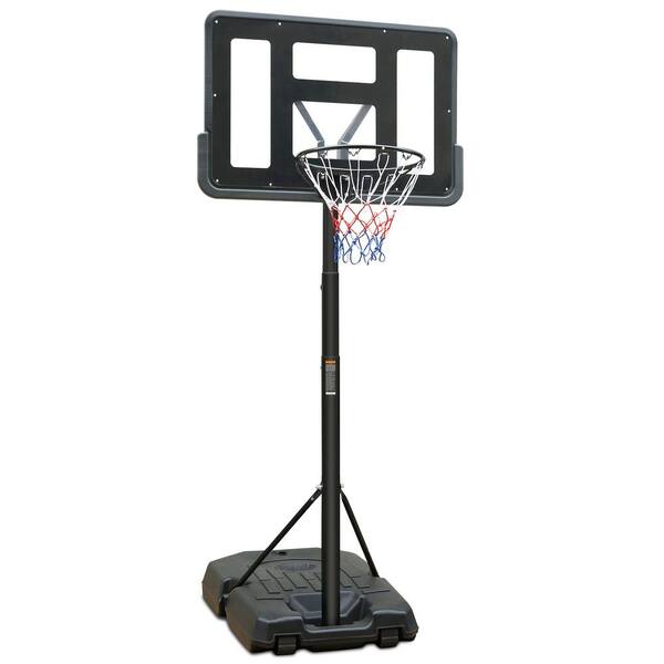 Huluwat 6.6 ft. to 10 ft. H Adjustment Portable Basketball Hoop Goal 44 ...