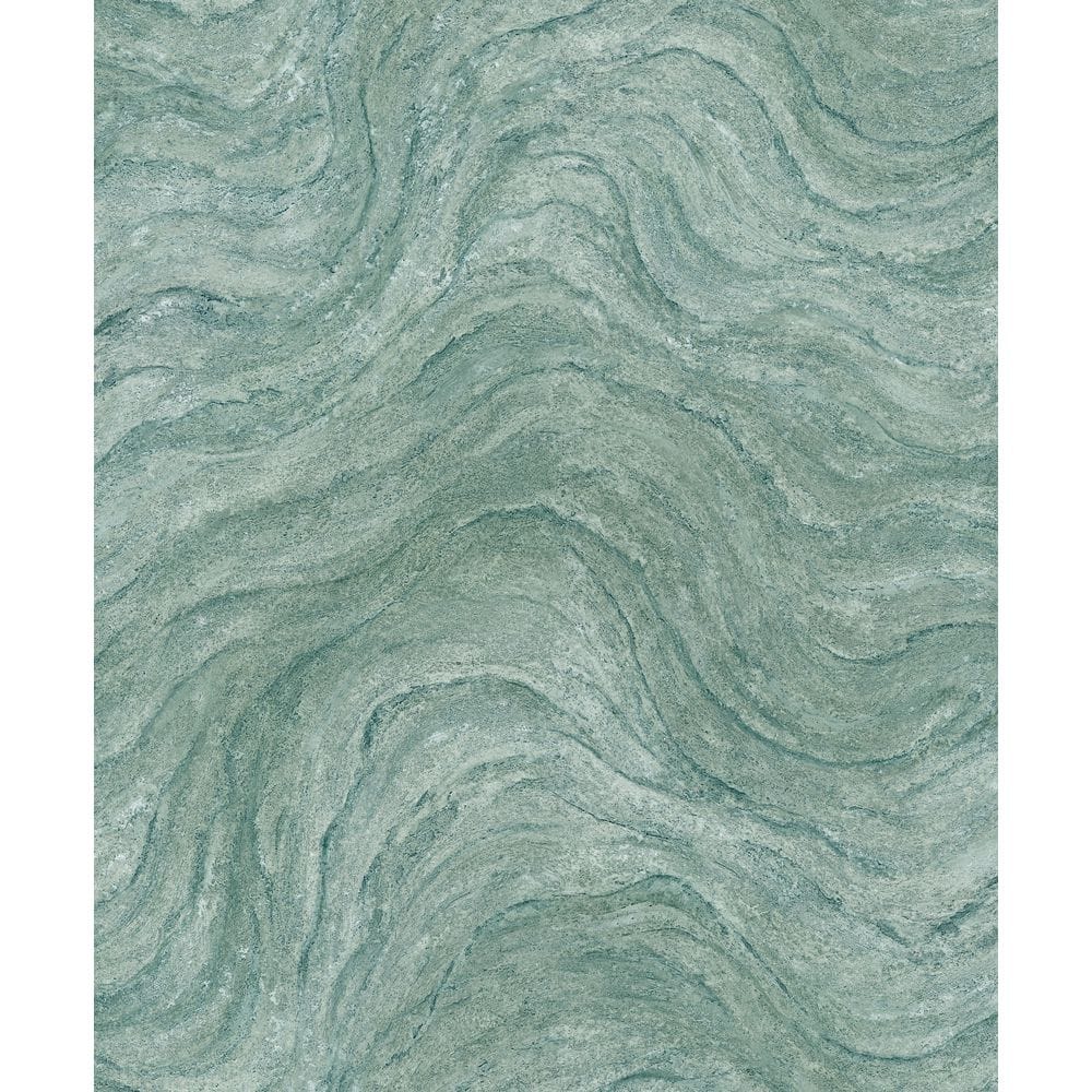Bricks and More Collection Green Marble Optic Matte Finish Vinyl on Non ...