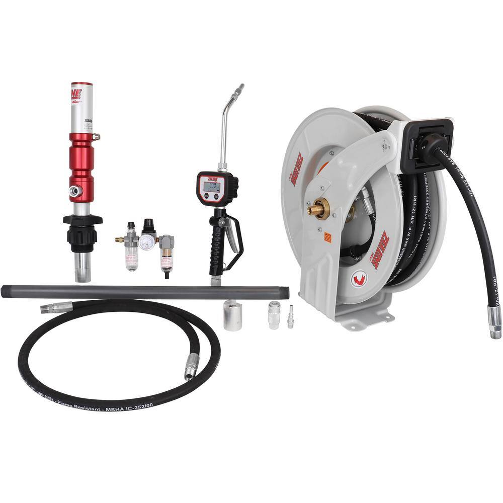 ZEELINE BY MILTON 3:1 Premium Series Pump Kit 55-Gal with Reel and ...