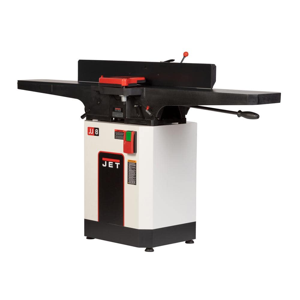 Jet 8 in. Helical Cutterhead Jointer with Jetblack Performance Coating ...