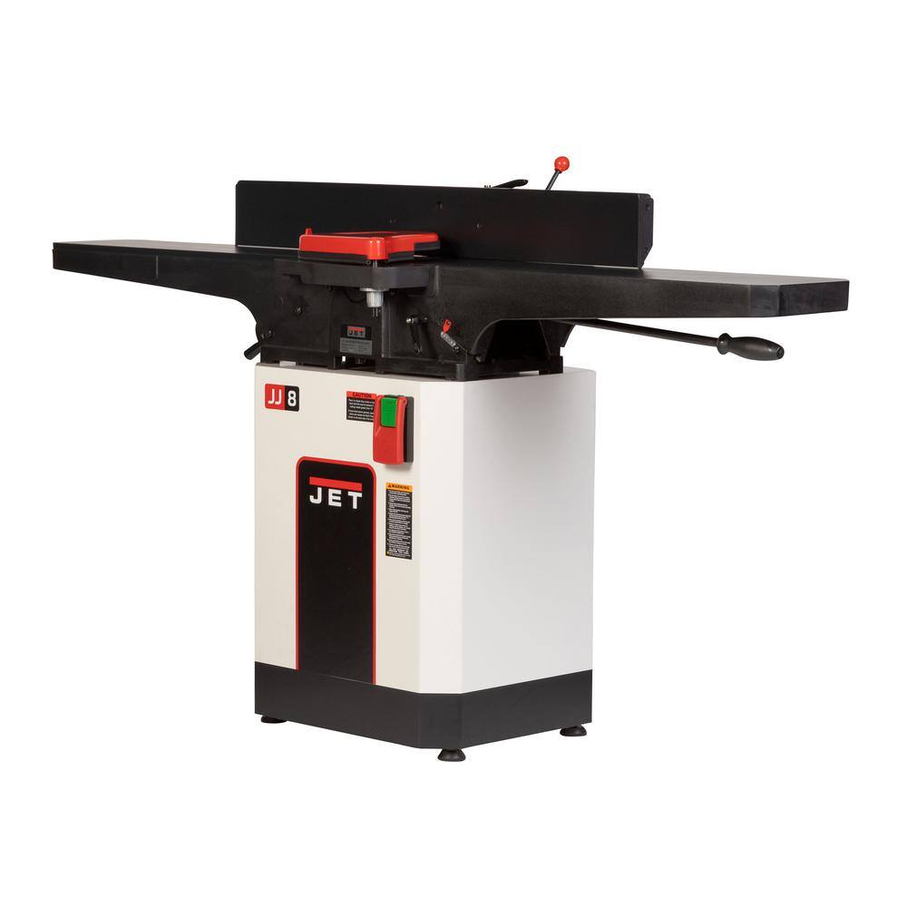 Jet 8 in. Helical Cutterhead Jointer with Jetblack Performance Coating ...