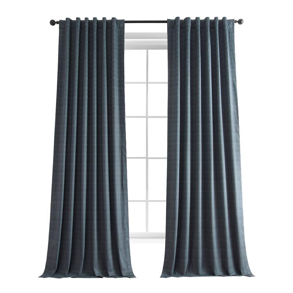 Exclusive Fabrics & Furnishings Deep Blue Lounge Embossed Velvet ...