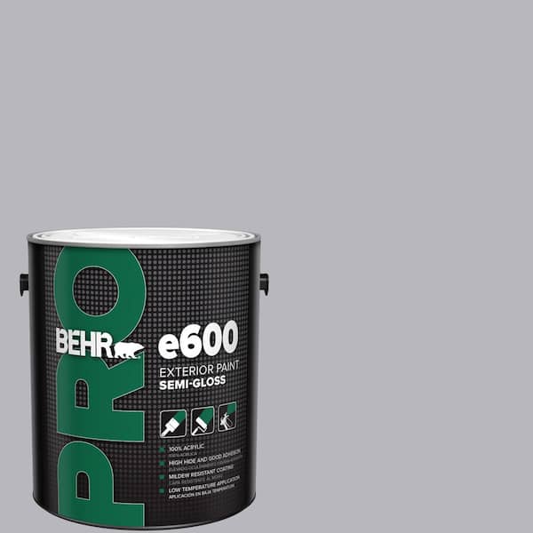BEHR PRO 1 gal. #N550-3 Best in Show Semi-Gloss Exterior Paint PR67001 ...