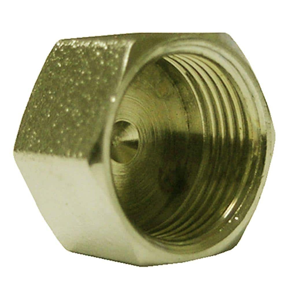 Everbilt 5/8 in. Lead-Free Brass Compression Cap 907-492001 - The Home ...