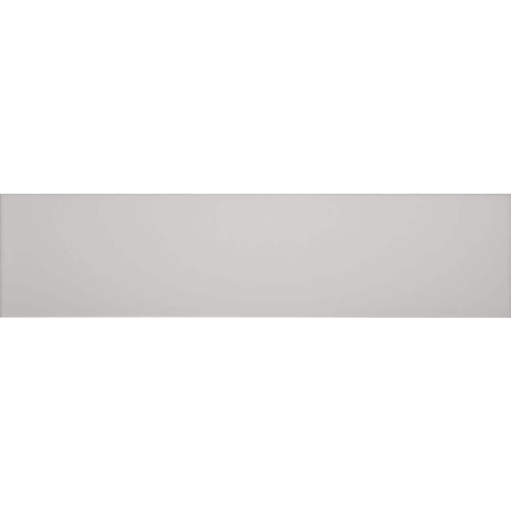 EMSER TILE Vogue Gray Matte 3.94 in. x 15.75 in. Ceramic Wall Tile (10. ...