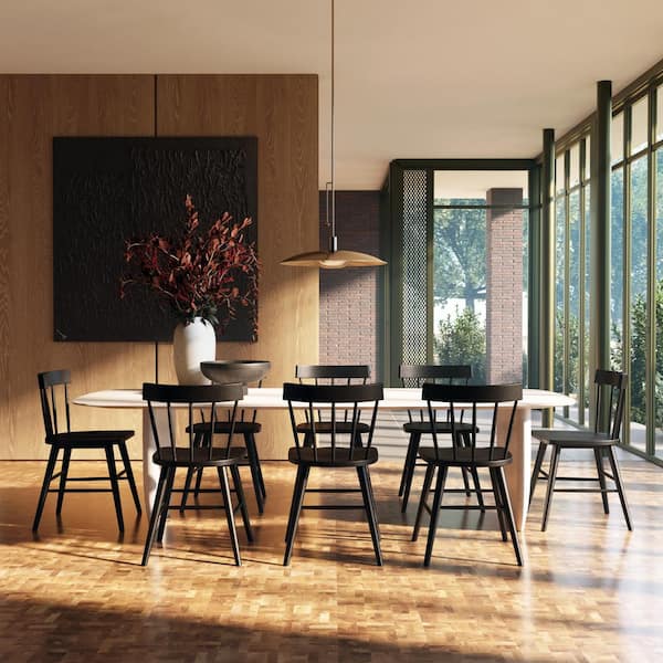 Paton black oak windsor dining chair store