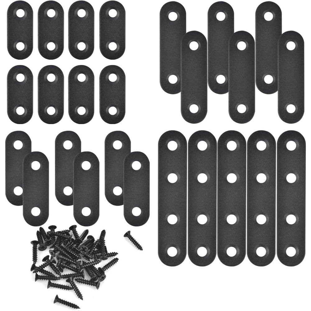 KIWDZFU Metal Flat Plate Straight Bracket for Wood Board Bed Frame ...