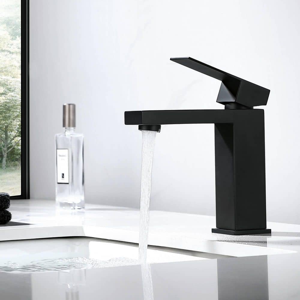 Reviews for ATKING Basin Faucet Single Handle Bathroom Sink Faucet with ...