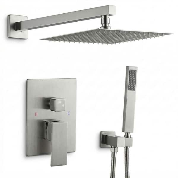 Reviews for Povucky 10 in. Shower System Single Handle 2-Spray Shower ...