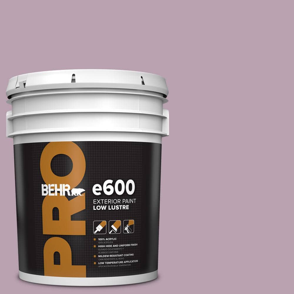 BEHR PRO 5 gal. #S110-4 Highland Thistle Low Luster Exterior Paint ...