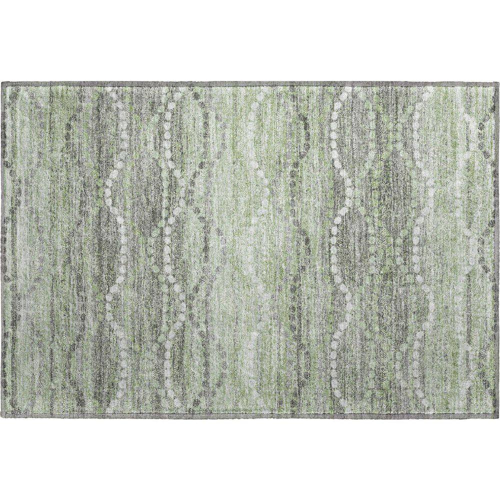 Addison Rugs Mayfield Premium Machine Washable Abstract AMF2030 Green 2 ...
