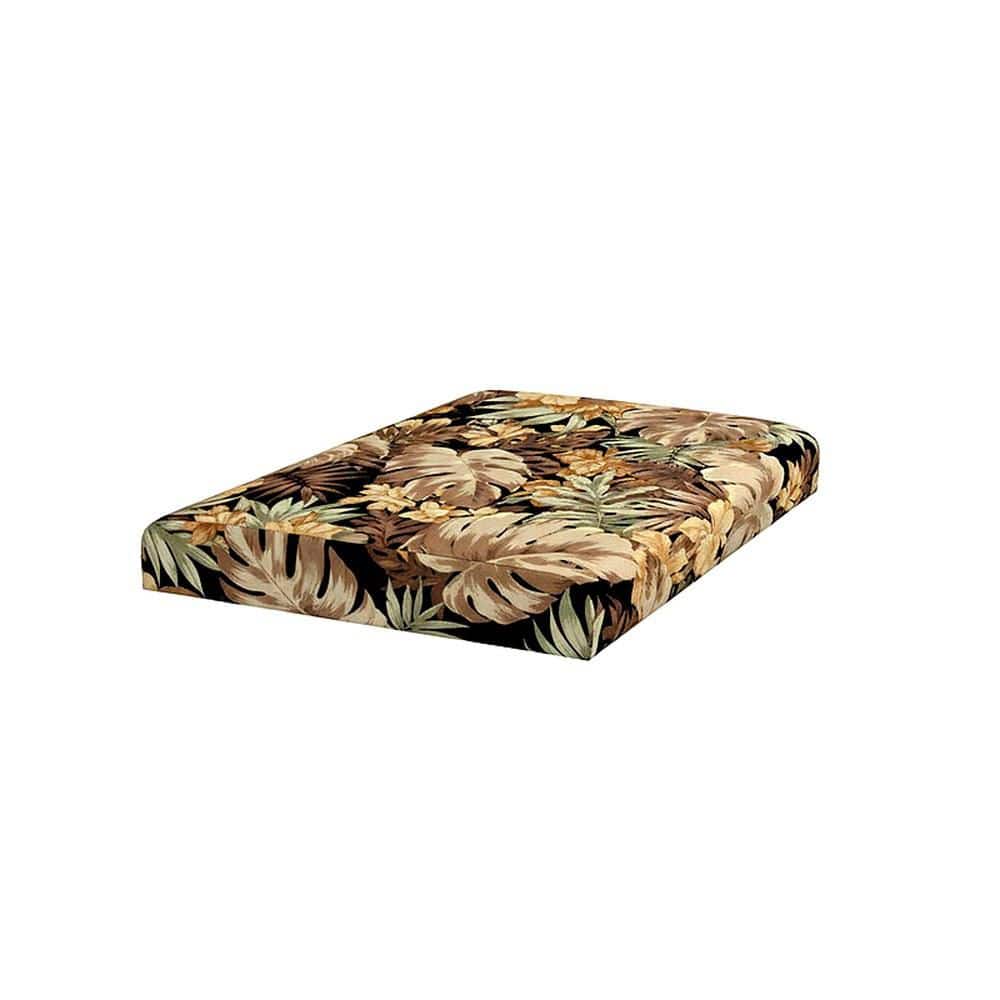 COVERS&ALL 15 x 18 Sunbrella Outdoor Ottoman Replacement Cushion-Tahiti ...
