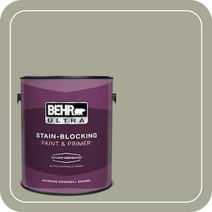 BEHR PREMIUM PLUS 1 gal. #PPU10-16 Simply Sage Flat Exterior Paint ...