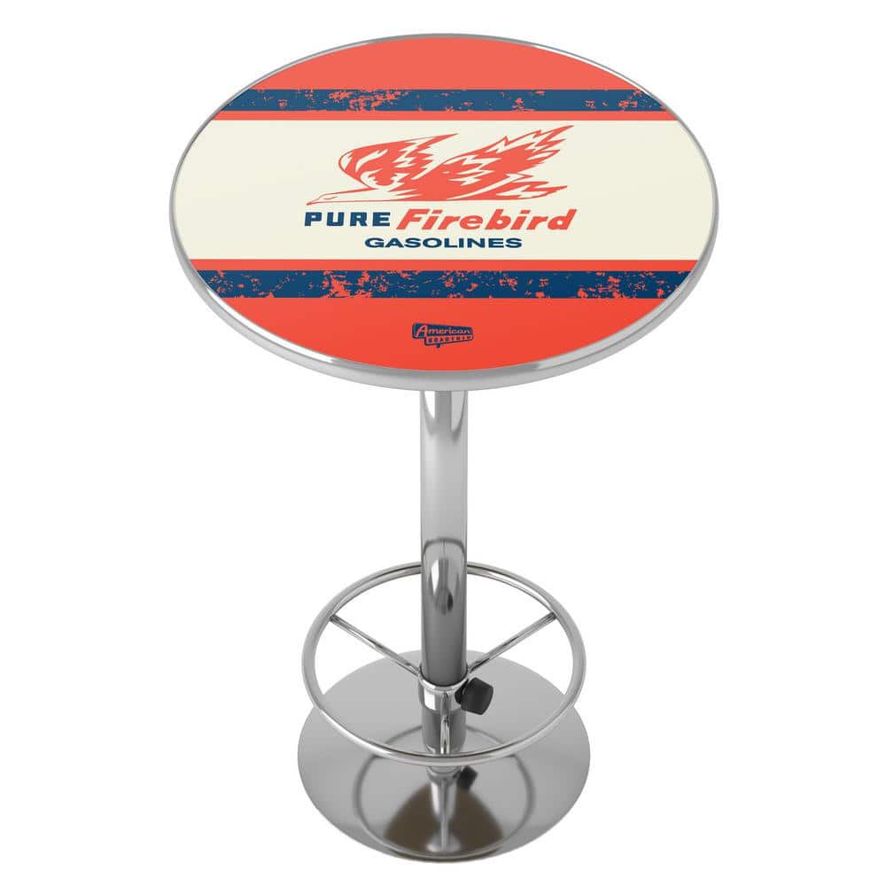 Pure Oil Vintage Red 42 in. Bar Table AR11PURE-V-HD - The Home Depot