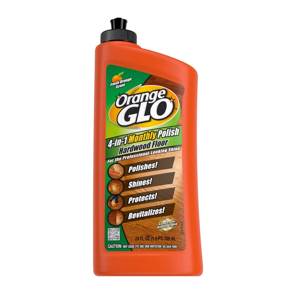 Orange GLO 24 fl. oz. Hardwood Floor 4-in-1 Monthly Polish 95185 - The Home Depot