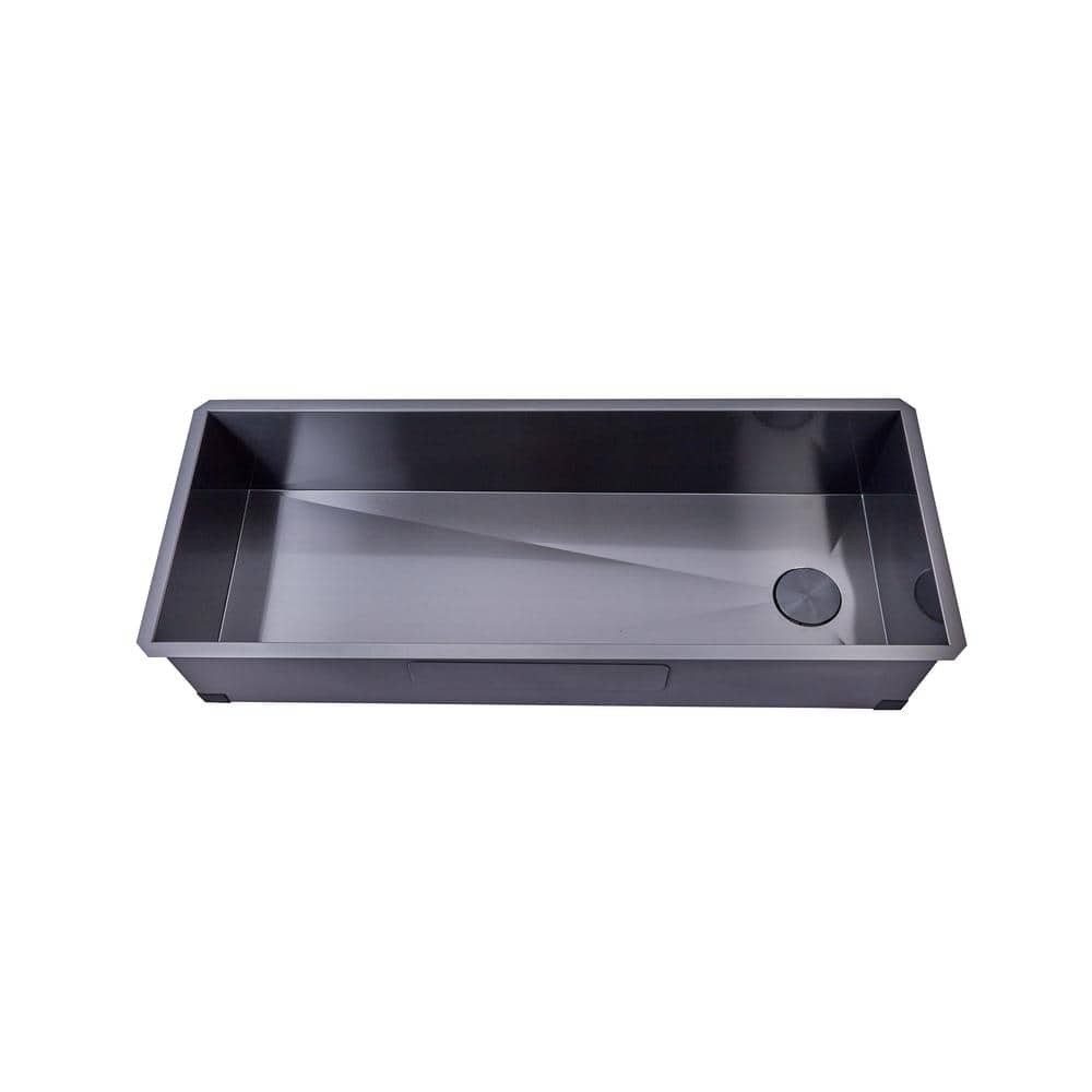 Kingsman Hardware Kingsman 48 in. Undermount Single Bowl 16-Gauge ...
