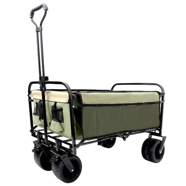 Outdoor Folding Wagon Patio Serving Cart BFDATENUM294 - The Home Depot