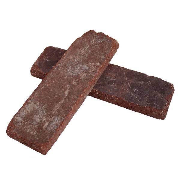 Old Mill Brick 7.625 in. x 2.25 in. x 0.5 in. Rosewood Thin Brick ...