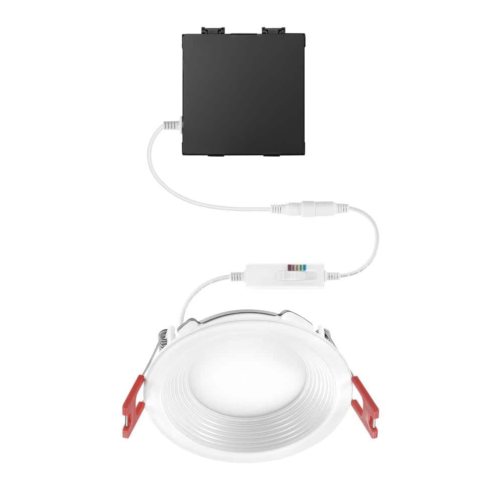 Reviews for Commercial Electric 3 in. LED Inteagrated Baffle Recessed ...