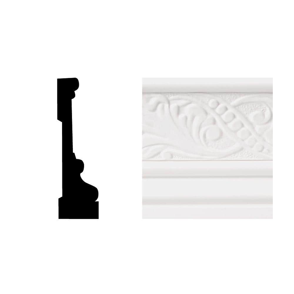 Reviews for Royal Mouldings 6702 11/16 in. x 3-1/2 in. x 8 ft. PVC ...