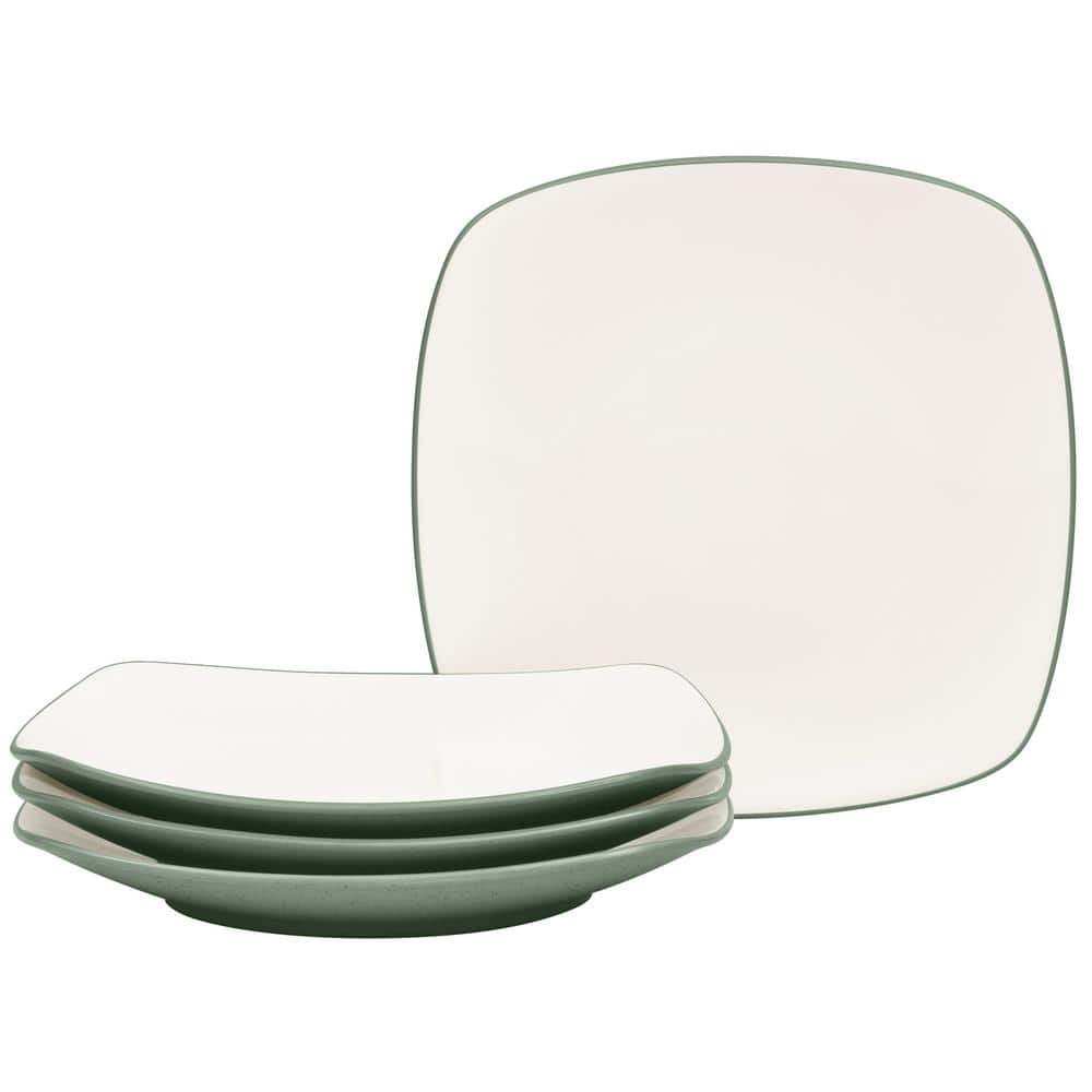 Noritake Colorwave Green 10.75 in. (Green) Stoneware Square Dinner ...