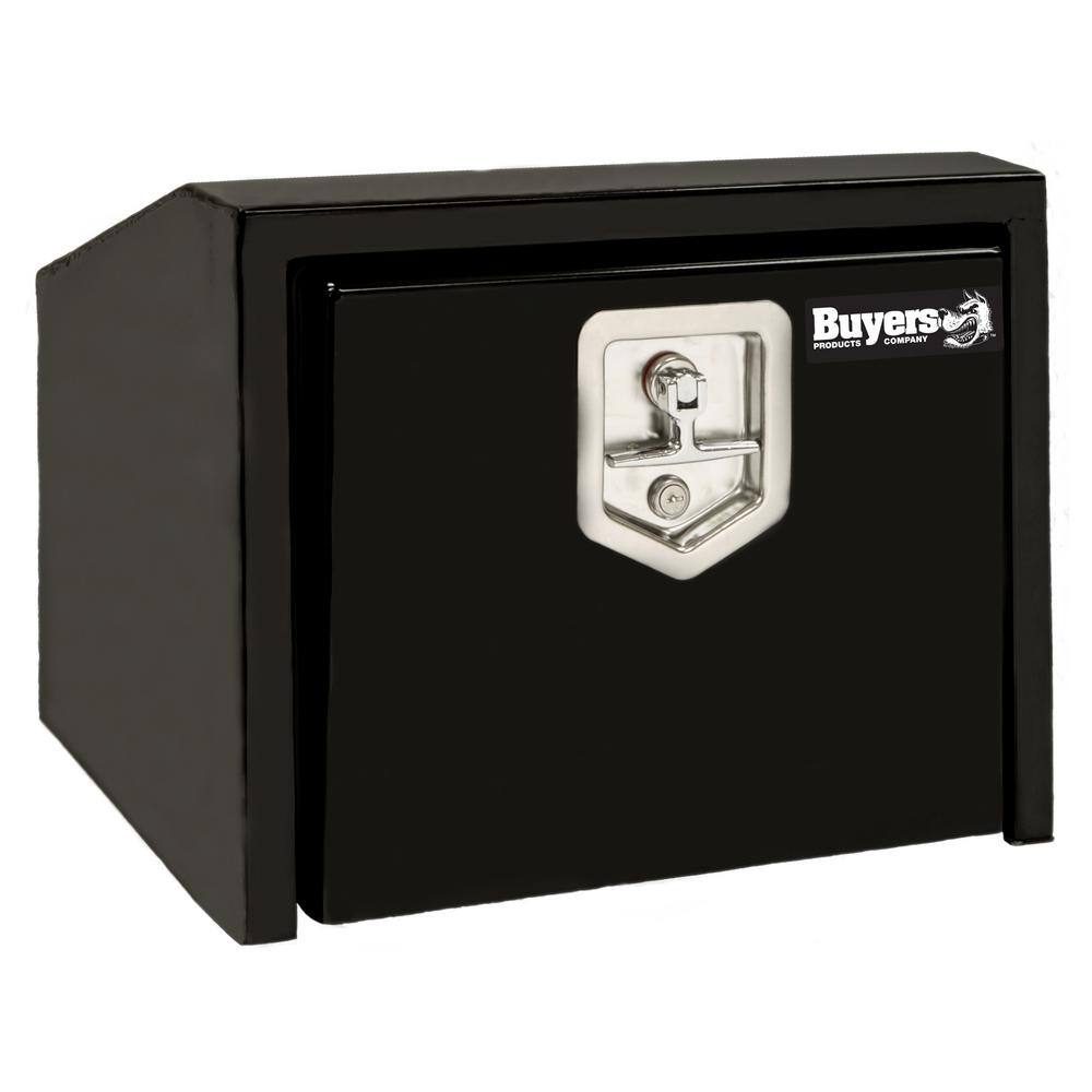 BUYERS PRODUCTS 14 in. x 12 in. x 18 in. Gloss Black Steel Underbody ...