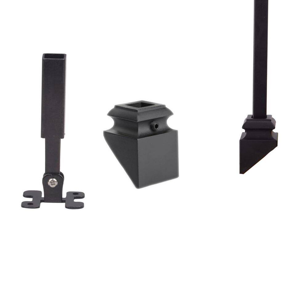 Afoxsos 8 in. H x 6.1 in. W Adjustable Angle Connectors for Stair ...