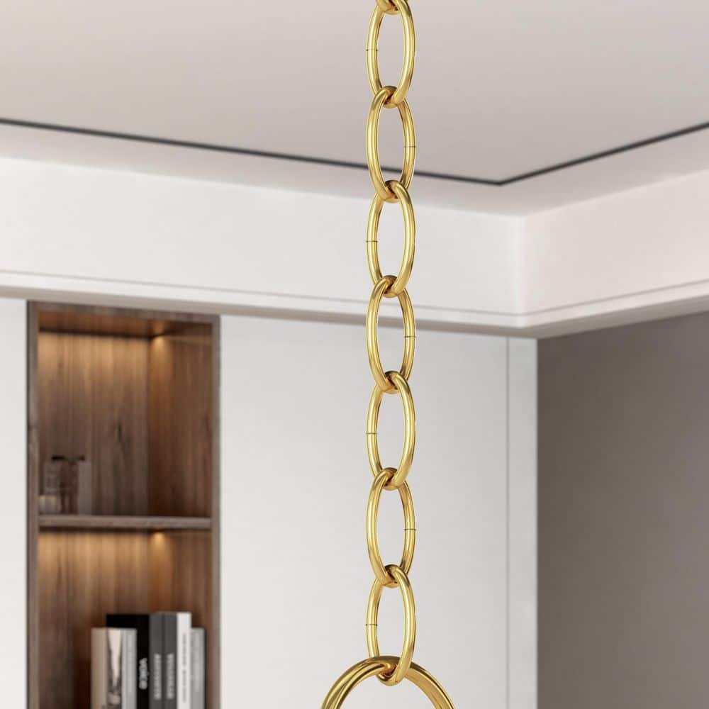 AVIANCE LIGHTING Accessories 3 ft. Polished Brass Heavy-Duty Decorative ...
