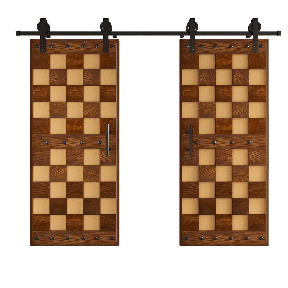 COAST SEQUOIA INC 72 in. x 84 in. Chess Board Pattern Embossing Carmel ...