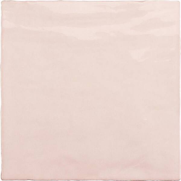 Apollo Tile Pink 4 in. x 5 in. Polished Ceramic Subway Tile Sample (0. ...