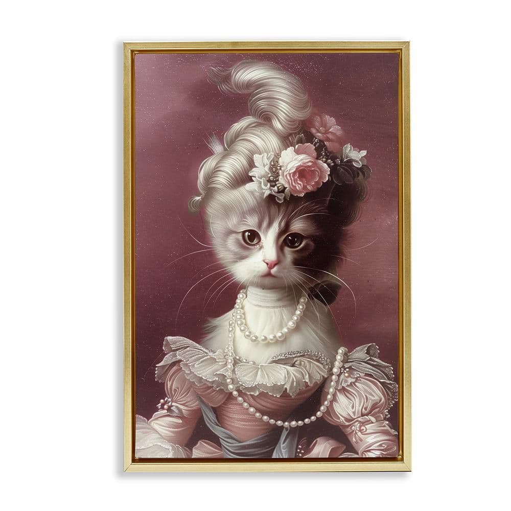 Stupell Industries Your Catness Historical Portrait by Annabelle Hall 1 ...