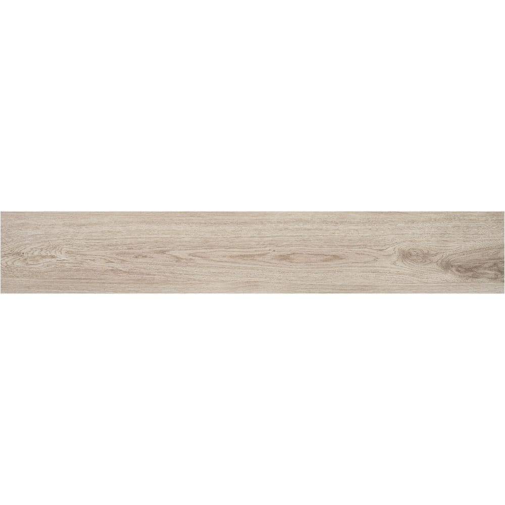 Daltile Saddle Brook Oak Trail 6 in. x 36 in. Matte Porcelain Floor and ...