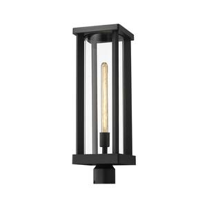Portland 1-Light Black 14.38 Aluminum Hardwired Outdoor Weather ...