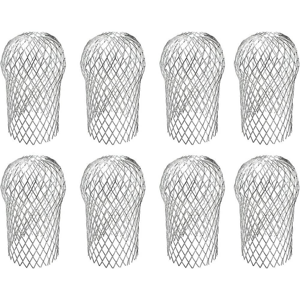 KIWDZFU 3.5 in. Aluminum Expandable Gutter Downspout Guard Wire ...