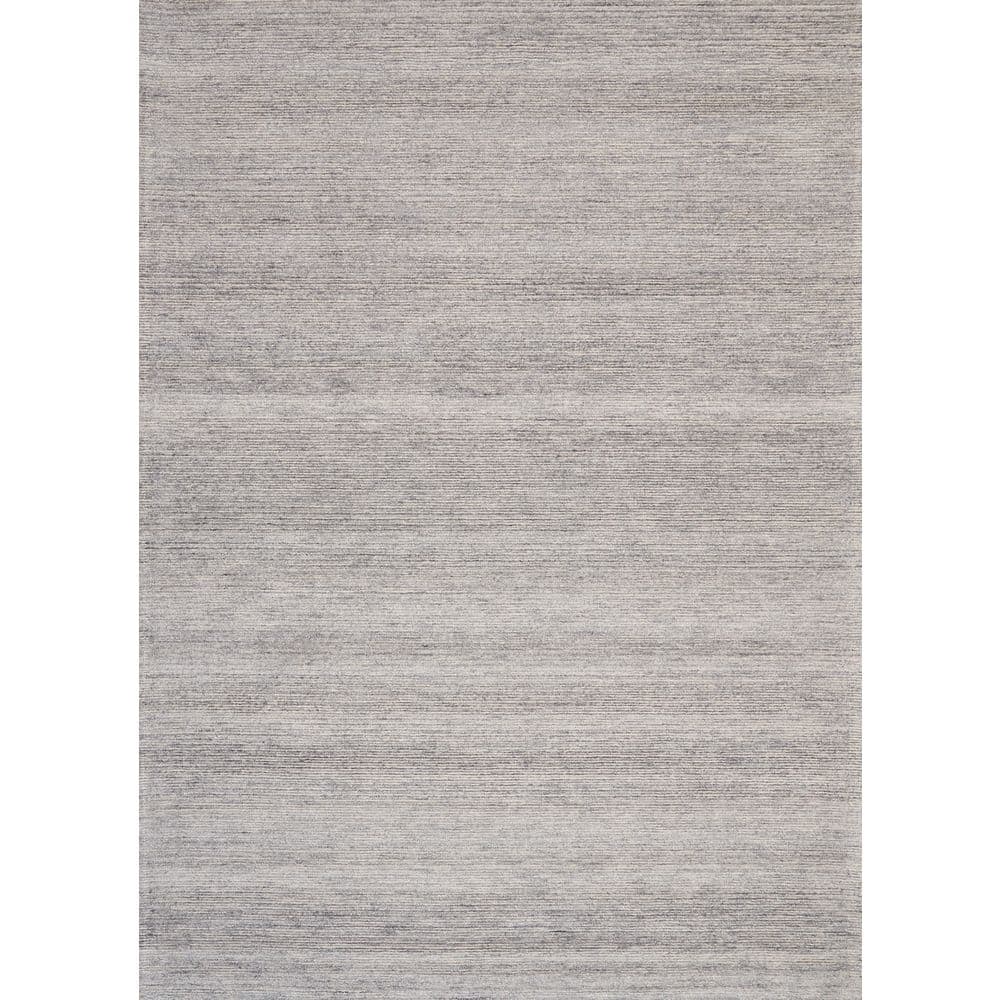 Nourison Weston Silver Birch 4 ft. x 6 ft. Solid Contemporary Area Rug ...