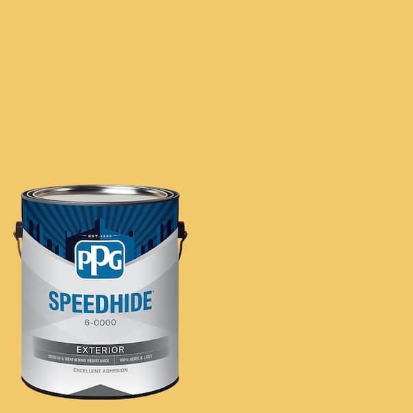 SPEEDHIDE 1 gal. PPG17-18 Sol De Yucatan Flat Exterior Paint PPG17-18SX ...