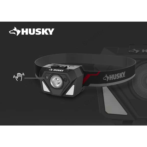 Husky 650 Lumen Dual Power Headlamp with Motion Sensor 92115 - The Home ...