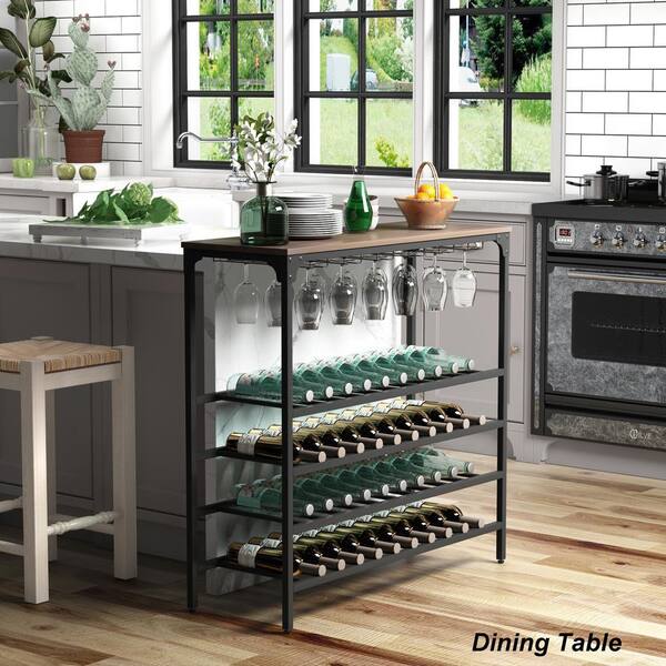 Dining Room Table With Wine Rack