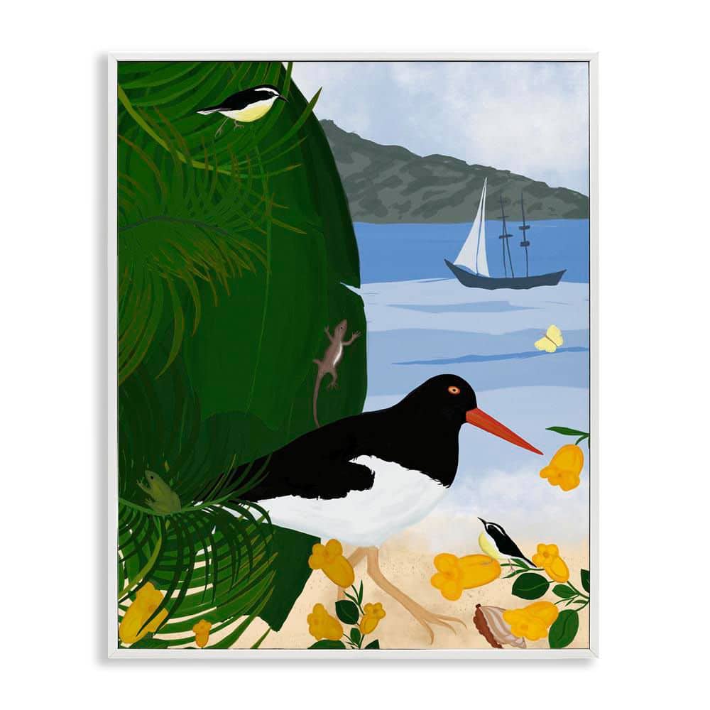 Stupell Industries Island Life by Beach by Michelle Ingari Designs ...