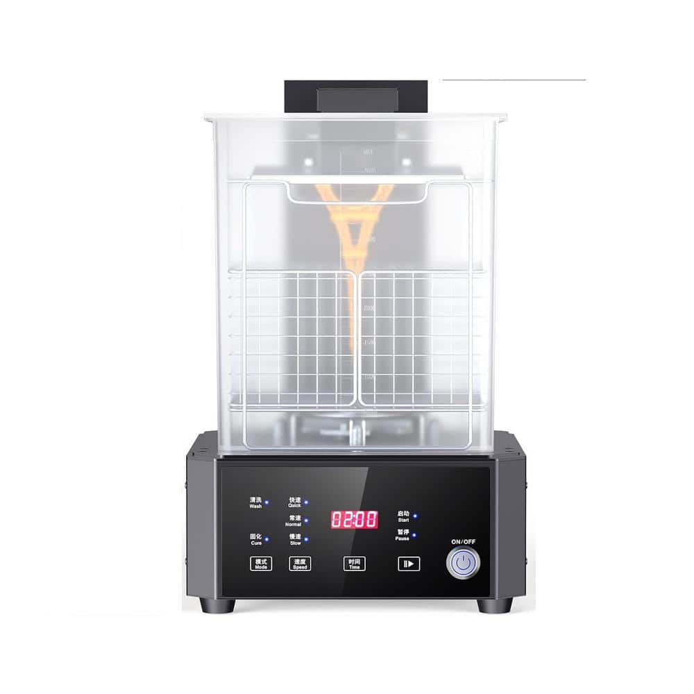Vrbgify 2 in 1-Machine Resin 3D Printer UV Curing Rotary Box Bucket for ...