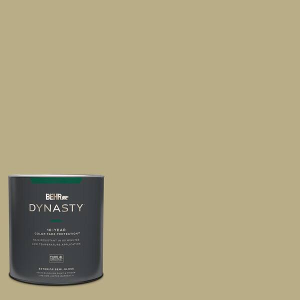 BEHR DYNASTY 1 qt. #S330-4 Fennel Seed Semi-Gloss Enamel Exterior Stain ...