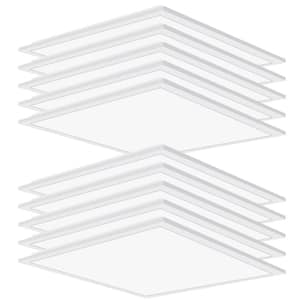 Honbei 2 ft. x 2 ft. 5800 Lumens Integrated LED Panel Light, 5000K 2x2 ...