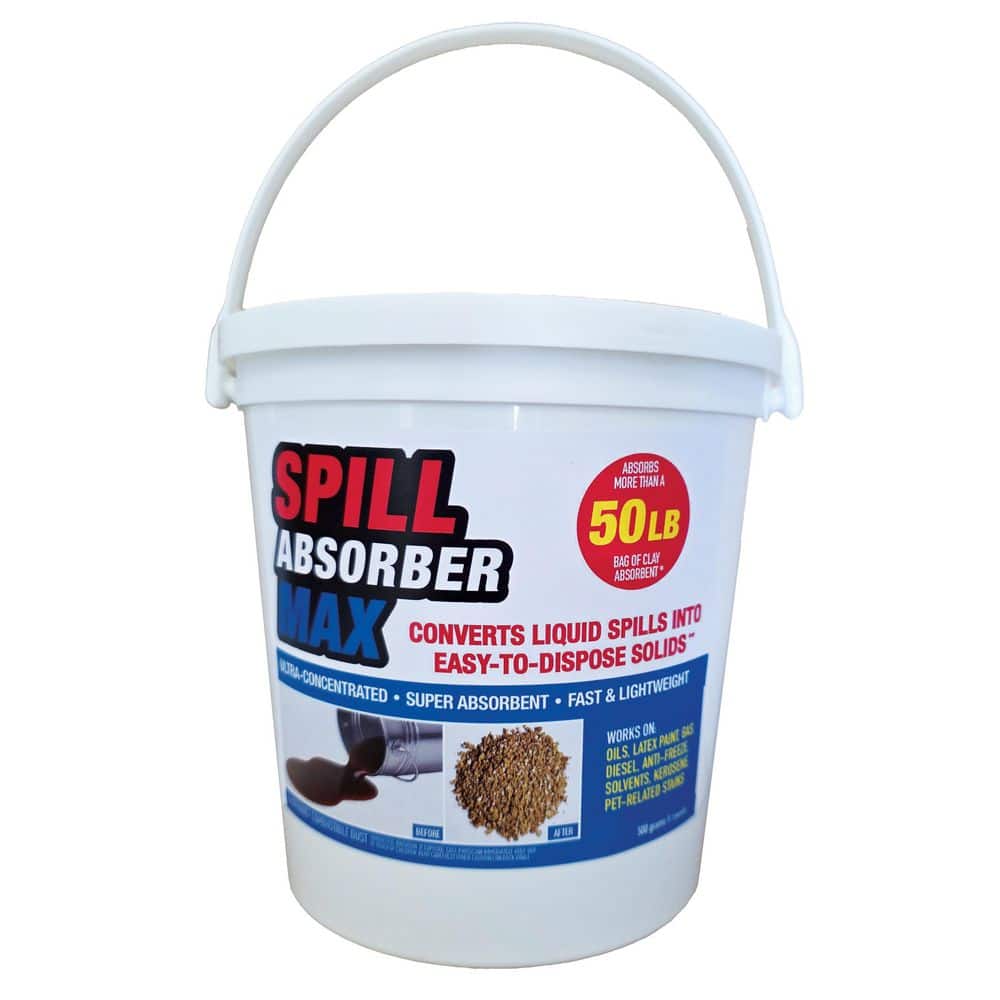 1.1 lbs. Pail of Spill Absorber Max Floor Sweep 7-128-1 - The Home Depot