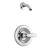 Peerless 1-Handle Wall-Mount Shower Faucet Trim Kit in Chrome (Valve ...