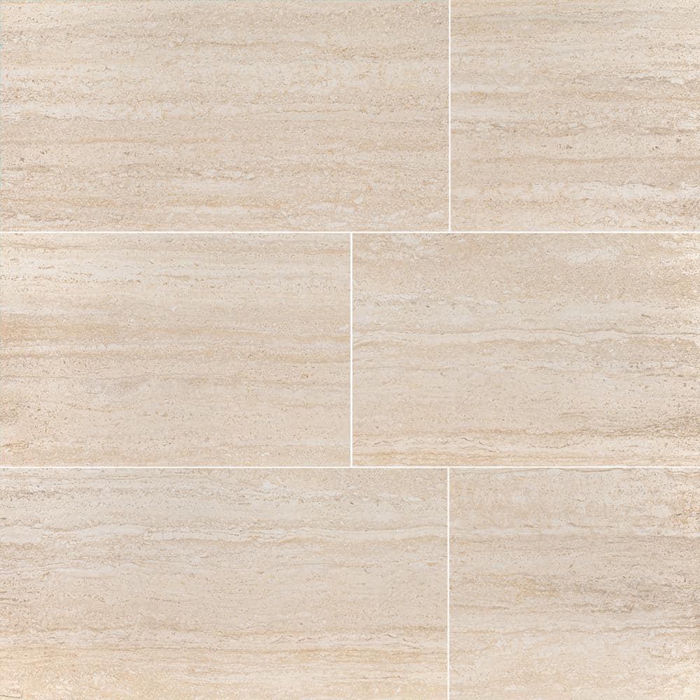 MSI Cordova Avorio 2 cm x 24 in. x 48 in. Matte Porcelain Paver Floor ...