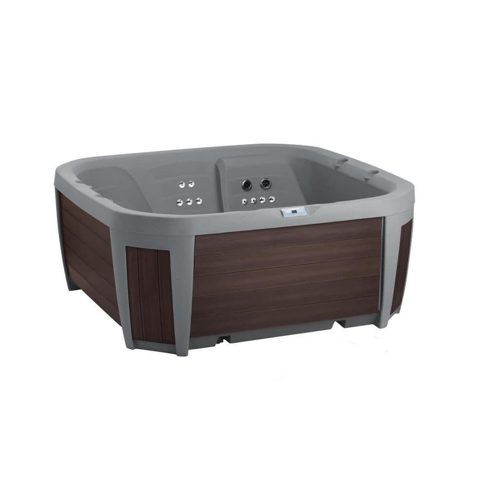 HYDROLUXE SPAS Bali Hot Tub 5-Person, 45-SS Jet Lounger, 230V with ...
