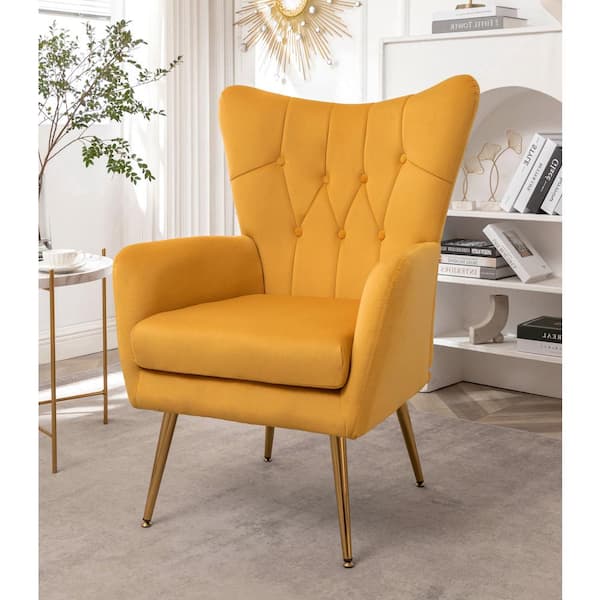 Mustard single chair store