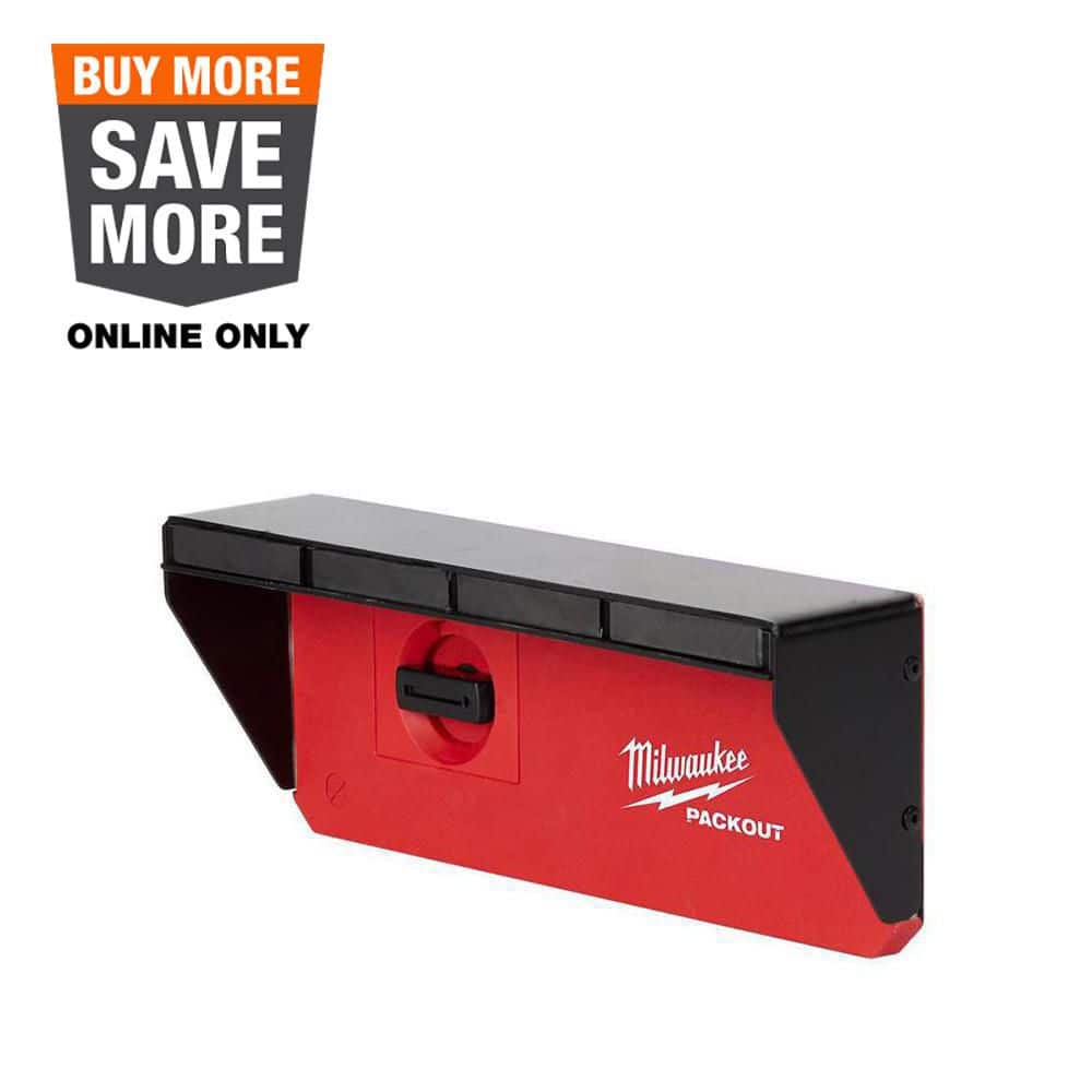 Milwaukee PACKOUT Magnetic Rack Tool Holder 48-22-8346 - The Home Depot